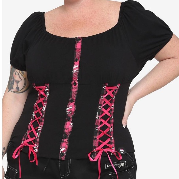 Hot Topic | Tops | Hot Topic Monster High Nwts Plus Gothic Grunge ...